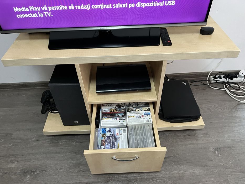 Comoda TV/Mobila cu sertar si polite*MDF Bucuresti Sectorul 6 • OLX.ro