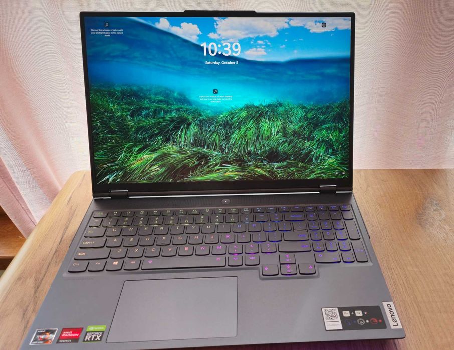 Лаптоп Gaming Lenovo Legion 7, AMD Ryzen™ 7 5800H, GeForce RTX 3080 гр ...