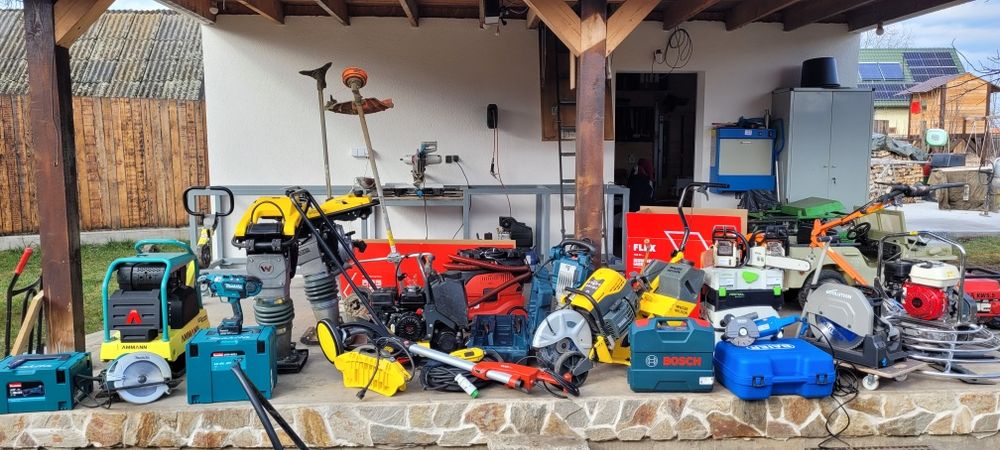 Inchiriem Mai Compactor, foreza pamant, motoburghiu, picamar, ciocan d ...