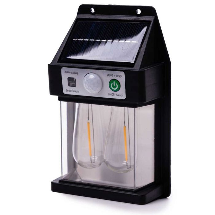 Соларен фенер с топла светлина и интелигентен сензор ДВОЙНА ЛАМПА YX-7 гр. София НПЗ Изток • OLX.bg