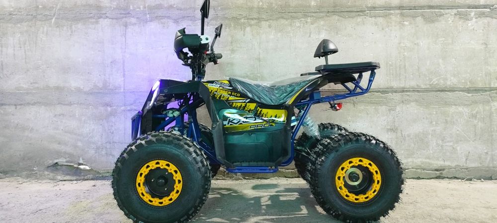 Atv Quad KXD PRO Germany electric de 1200w și 48v cu roti pe 8 inch 4 ...