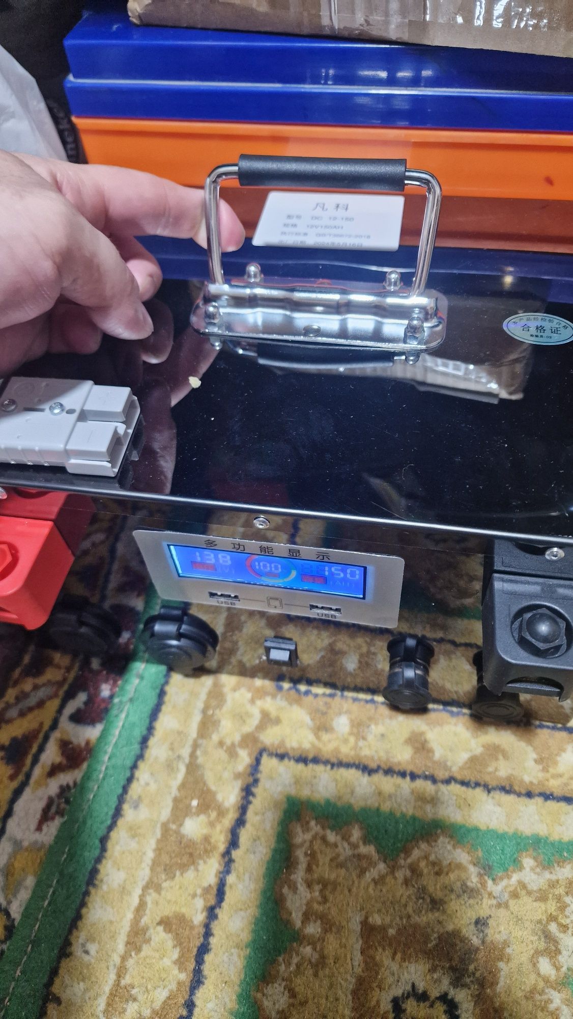 Новый литиевый аккумулятор 150а зарядная станция 12v литий LiFePO4 ...