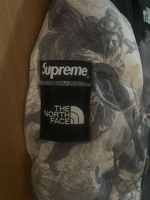 Tnf x supreme puffer Suseni • OLX.ro