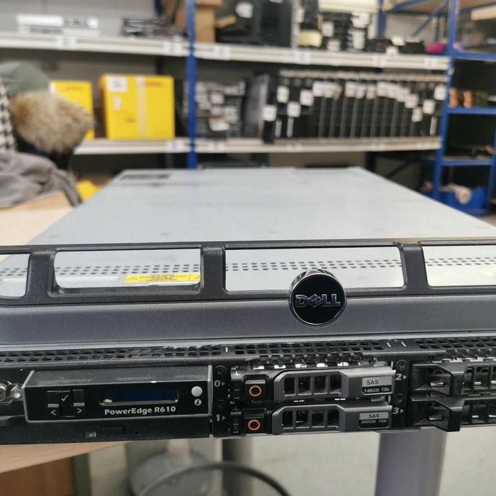 Dell Poweredge R610 600GB HDD, 8GB RAM, PERC6I 2 X E5620 гр. Казанлък ...