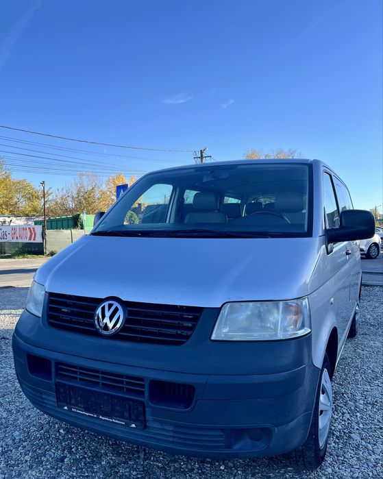 VW T5 Transporter 1.9tdi 2008 E4 8+1 Clima Ramnicu Valcea • OLX.ro