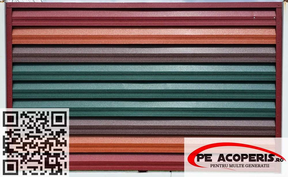 Gard si porti – model gard exterior- gard jaluzea modern –model poarta ...