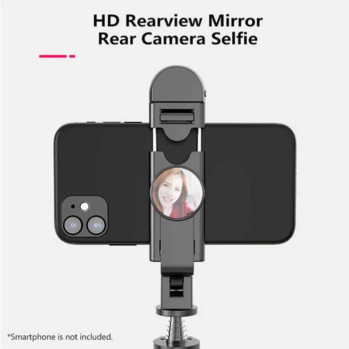 Селфи стик K10S с огледало/светкавица/дистанционно-70см телескопичен гр. София Център • OLX.bg