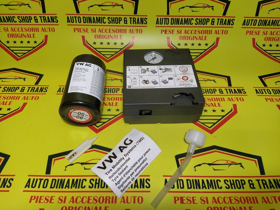 Compresor auto umflat roti kit pana original Vw Seat Skoda Audi 150w ...