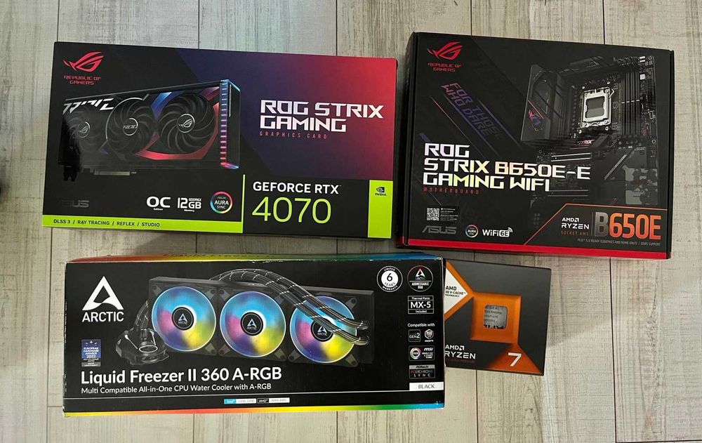 Asus ROG Strix GeForce RTX 4070 12GB GDDR6X OC Edition gar 10.2026 ...