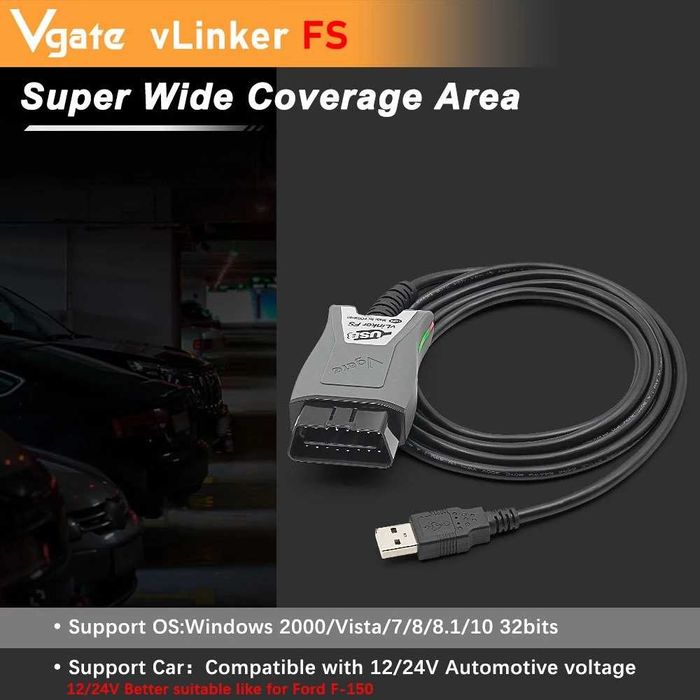VLinker FS USD FORScan HS/MS-CAN Auto Switch, FiatEcuScan MultiEcuScan ...