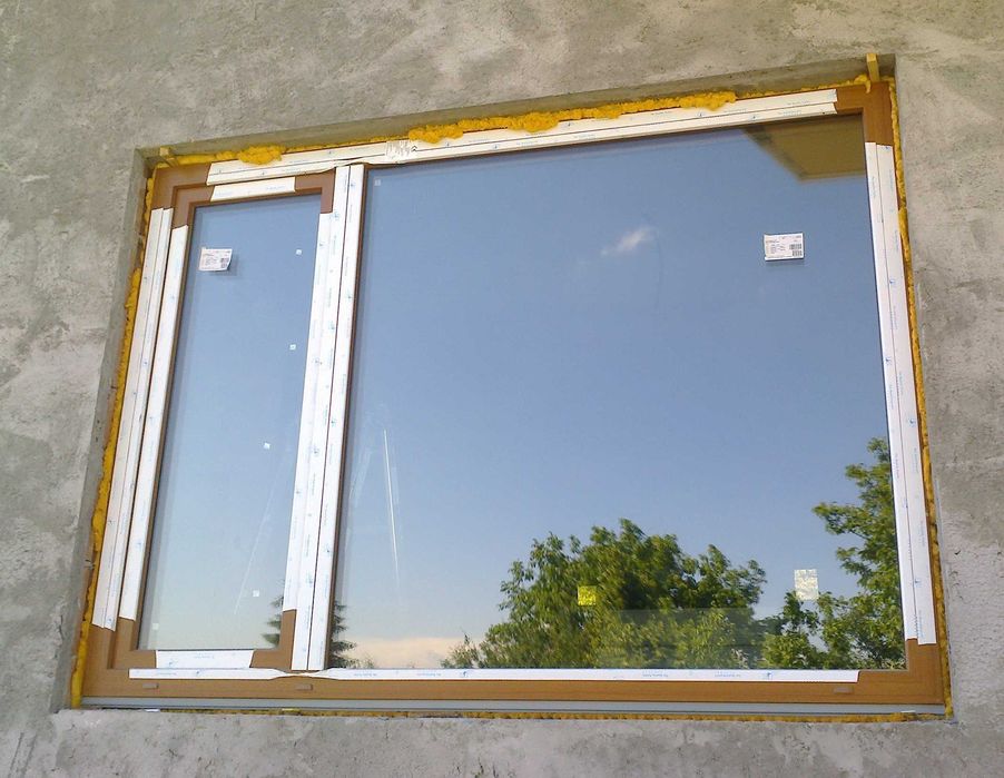 Ferestre noi din PVC cu geam termopan (2buc) Oradea • OLX.ro