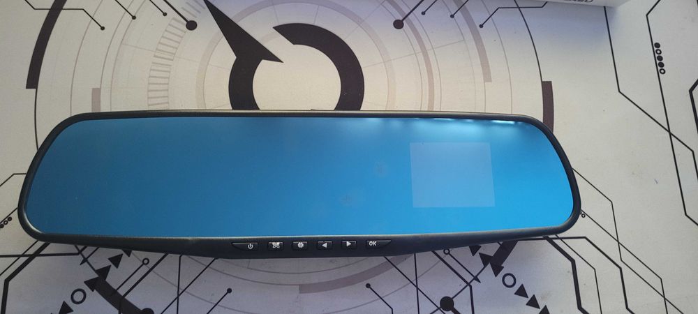 Oglinda retrovizoare cu camera video full HD 1080 p, senzor de miscare ...