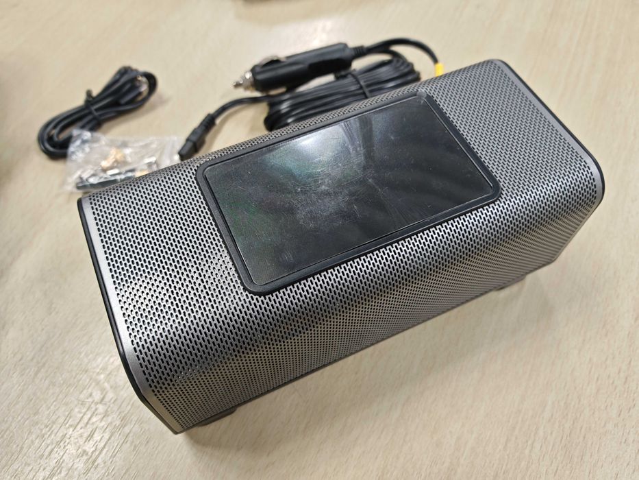 Compresor auto portabil cu acumulator cu 2 cilindri de umflat roti Cluj ...