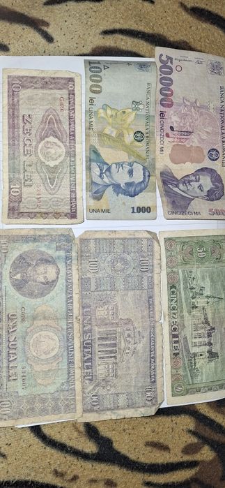 Bancnote Românești din 1966.pret 7 bancnote 1000 de lei. Tarnaveni • OLX.ro