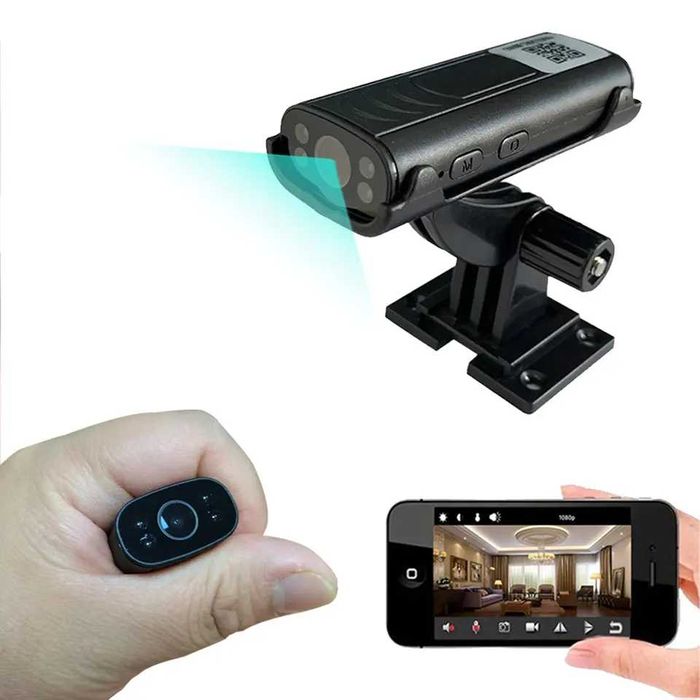 Mini camera de securitate Wi-Fi , HD, cu aplicatie mobila TSS-MC01-IR ...