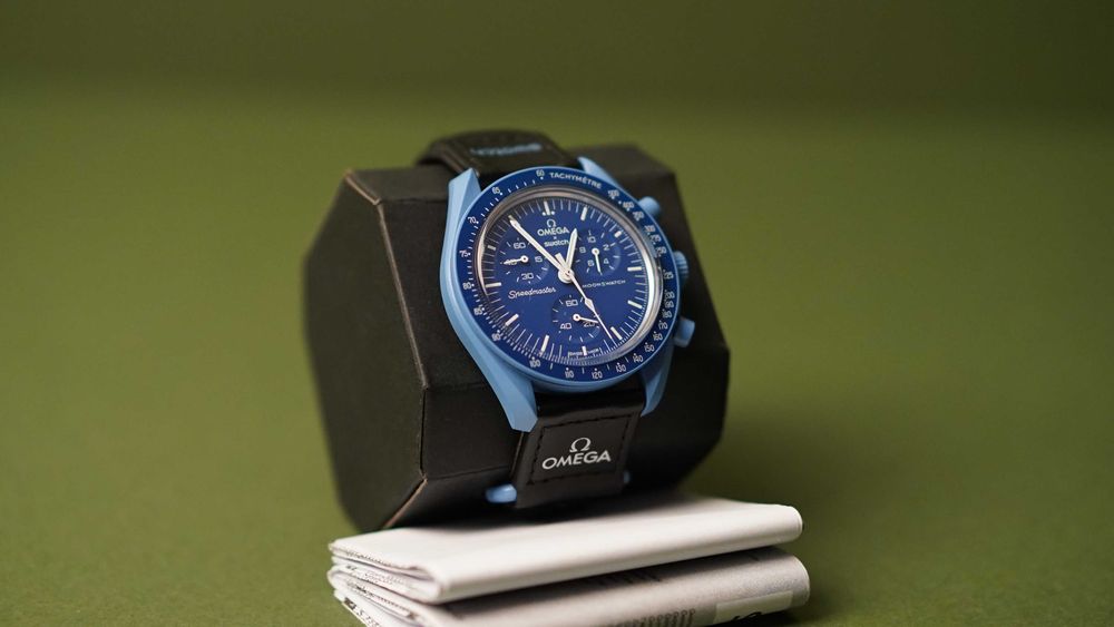 Omega/Swatch Speedmaster - MoonSwatch Mission To Neptune SO33N100 гр ...