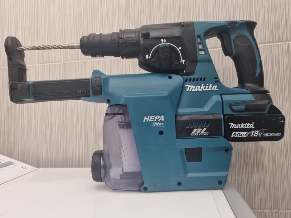 Rotopercutor makita dhr243 + baterie 5 ah + aspirator dx07 Bucovat • OLX.ro