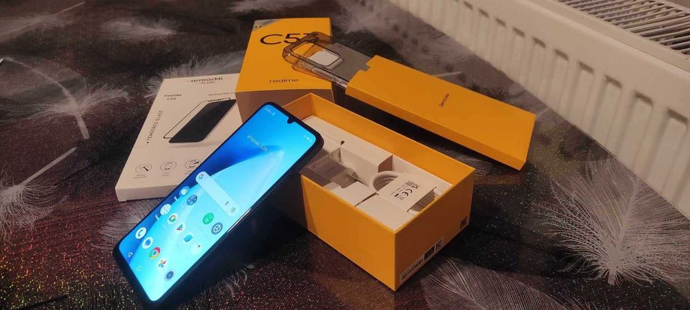 Realme C53 6+2GB,128 GB -Мощна батерия 5000 mAh ЧИСТО НОВ НЕИЗПОЛЗВАН ...