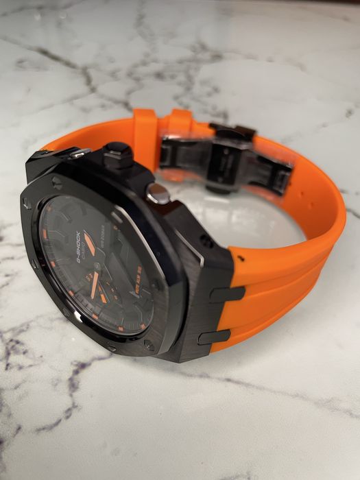 Ceas G-SHOCK ga-2100 mod Royal Casioak (Tiger Orange) Sibiu • OLX.ro