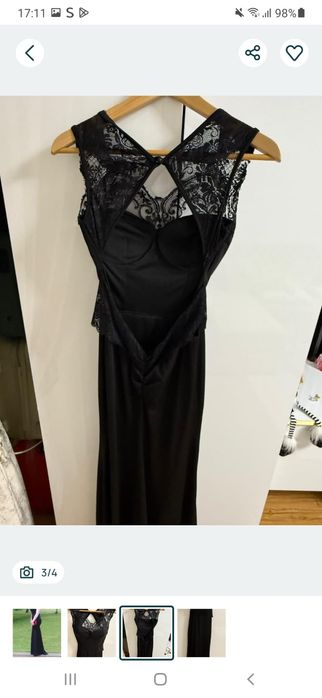Rochie lumga neagra Targu Neamt • OLX.ro