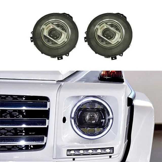 LED фарове с лупи за Mercedes-Benz W463 G-Class – комплект ляв + десен ...