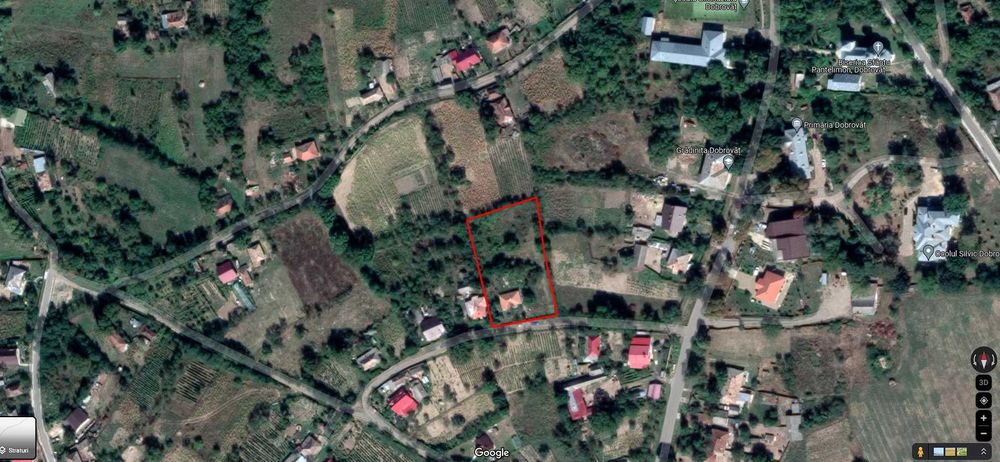 Teren intravilan central, Dobrovat 2377mp - posibilitate parcelare ...