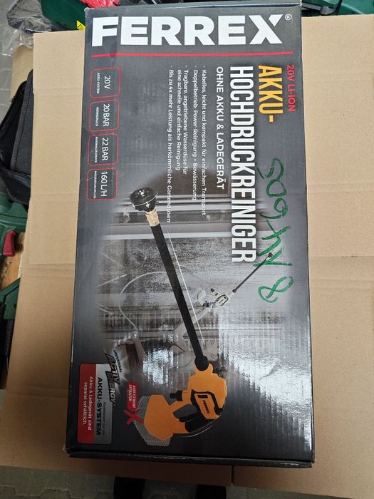 Aparat de spalat cu presiune pe acumulator ferrex ferex Barasti • OLX.ro