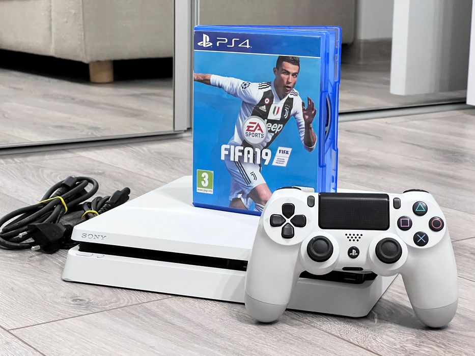 Consola SONY PlayStation 4 PS4 SLIM 500GB + controller wireless + joc ...