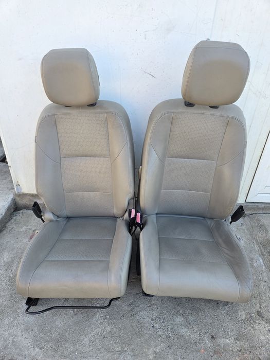 Scaune din piele crem cu reglaj electric sofer Renault Megane 3 ...