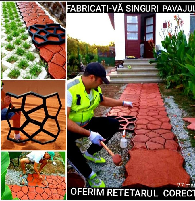 OFERTA SEZONULUI 4+4 GRATIS matrite pavele forme pavaj dale constructi ...