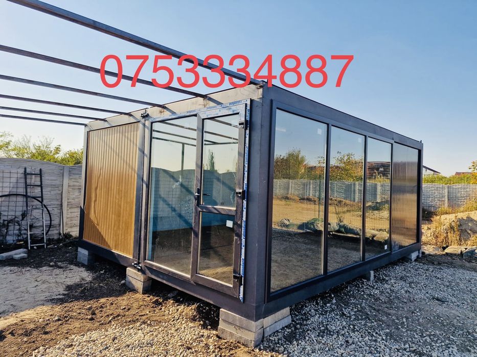 Container birou Container vitrina Container santier vitrat magazin ...