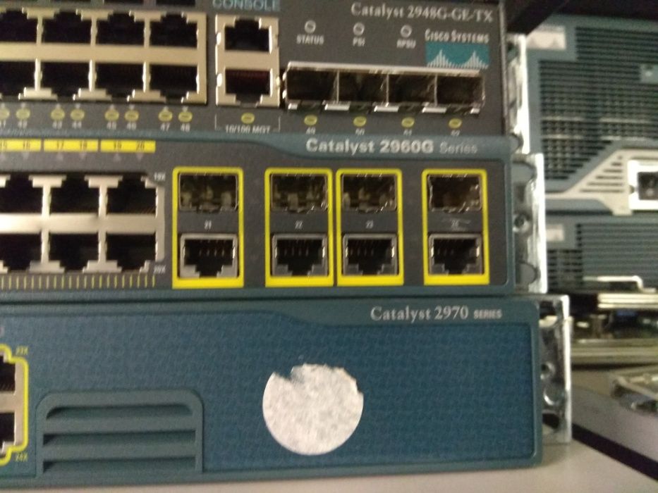 Switch Cisco Catalyst (PoE) 3750(Х), 3560, 2960 , router Cisco, ASA гр ...