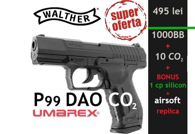 Pistol U M A R E X 4 Joules Walther P99 DAO airsoft CO2 Bucuresti Sectorul 6 • OLX.ro