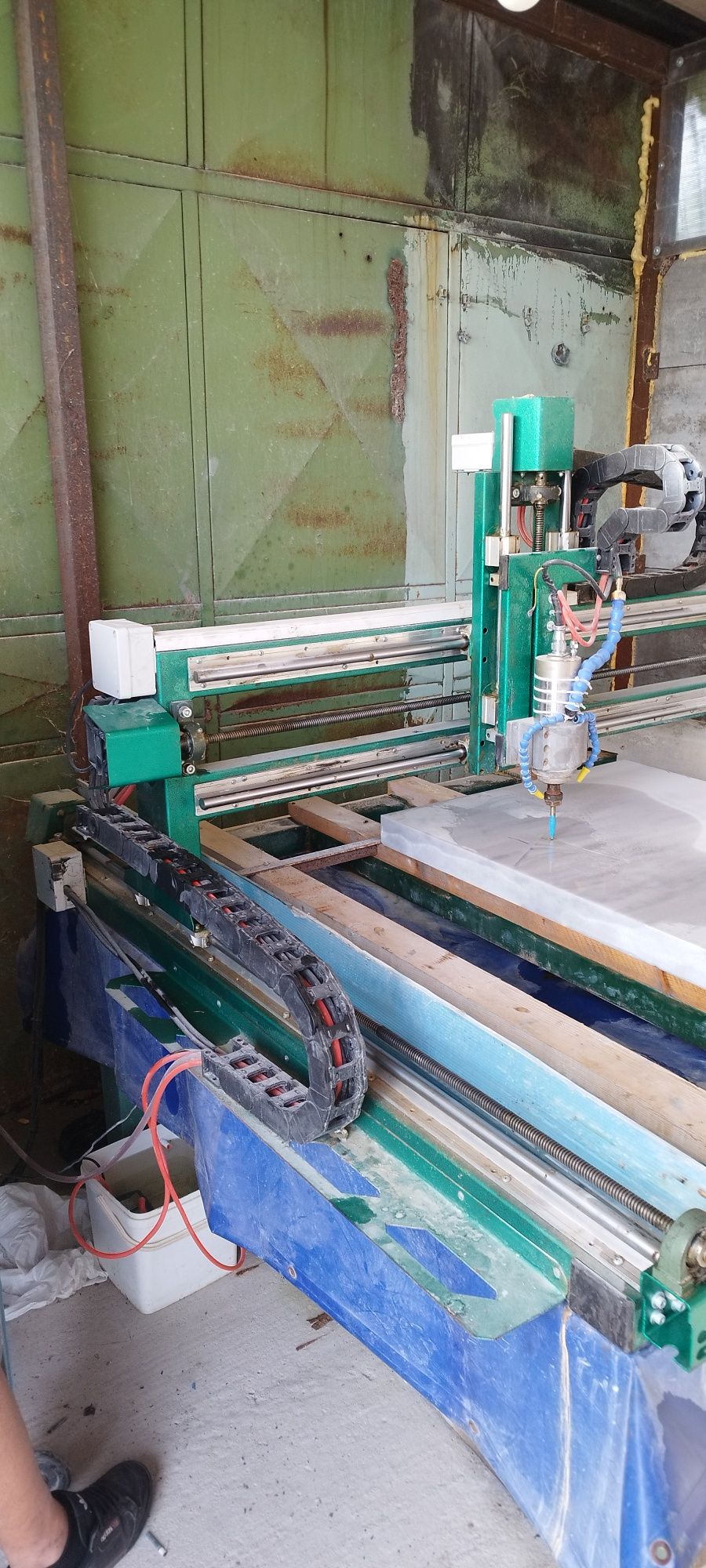 Cnc рутър за обработка на мрамор метал дърво стъкло гр София Връбница