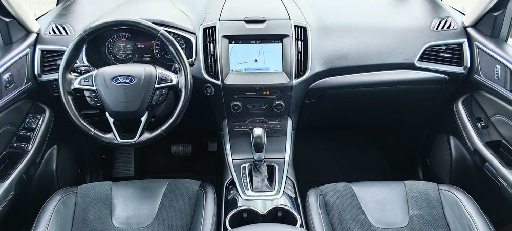 Ford S-Max, 7 locuri, 180cp, LED, Piele, Keyless, Panoramic Deva • OLX.ro