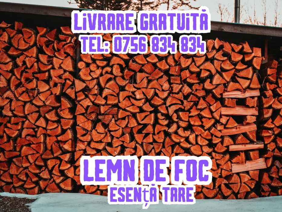 Lemn de Foc din Esențe Tare – Livrare Gratuită în Iași Iasi • OLX.ro
