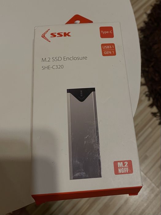 SSK Aluminum M.2 NVME SATA SSD Enclosure Adapter Craiova • OLX.ro