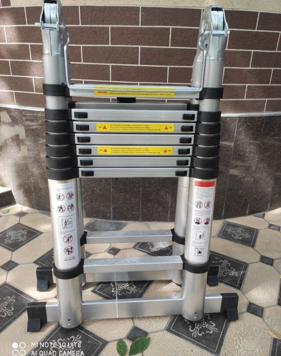 Телескопическая стремянка 5 метр.Teleskopik narvon 5 metr: 150 у.е ...