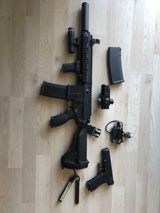 Echipament airsoft Specna arms , Glock umarex Arad • OLX.ro