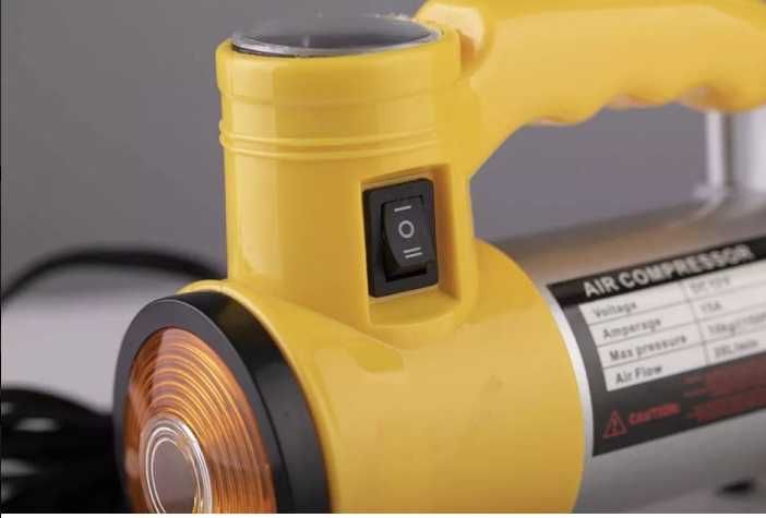 Compresor auto profesional Cyclone, 12V, 150 PSI, 35L/min, cu lanterna ...