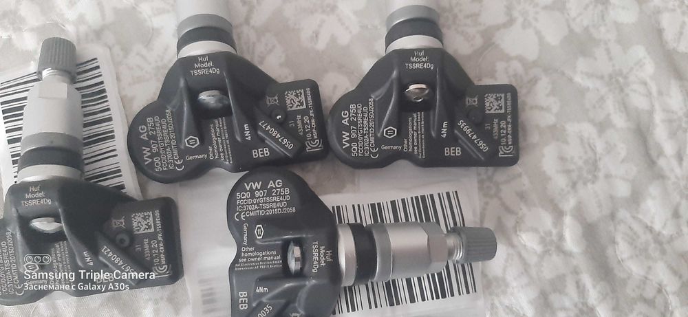 Датчик налягане гумите TPMS VAG Audi VW Porsche 5Q0907275B 7PP907275F ...