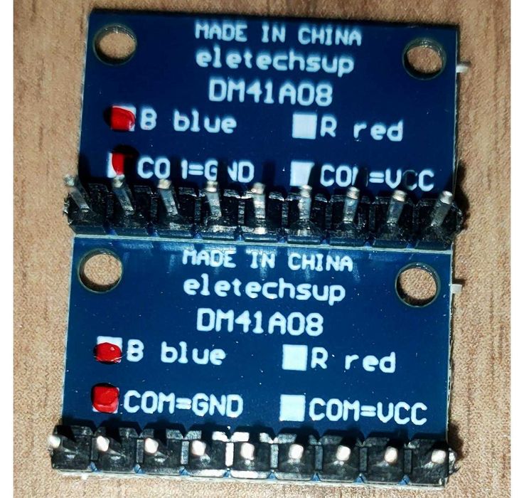 DM41A08 3.3V 5V 8 Bit Blue Common anode cathode Buzau • OLX.ro