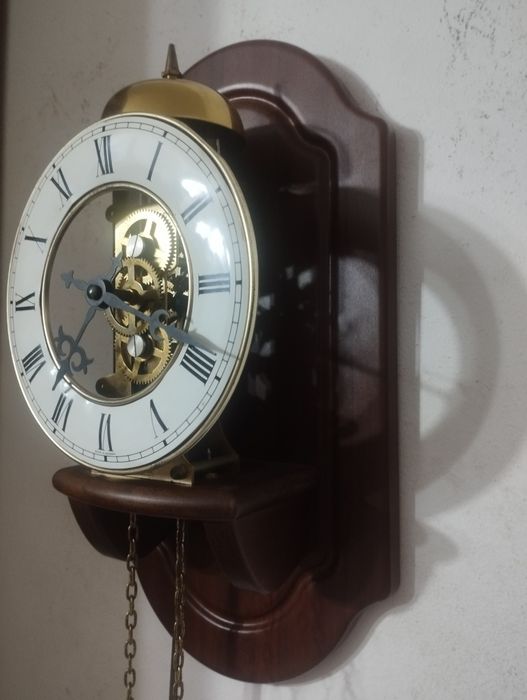 Ceas pendula de perete Hermle skeleton cu pendul Timisoara • OLX.ro