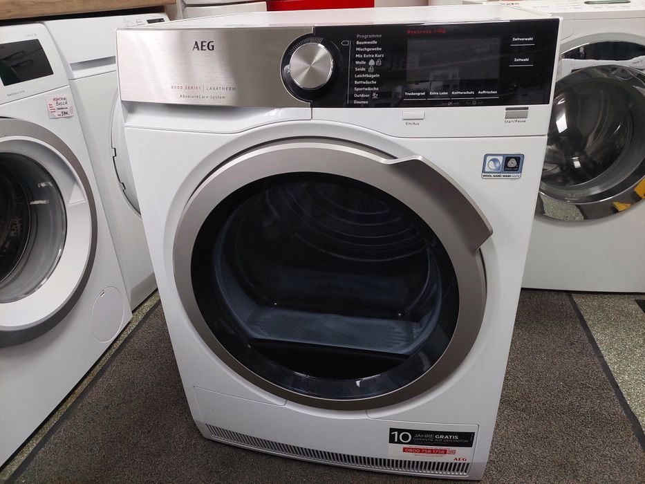 A+++ Сушилня с термопомпа 8kg AEG T8DE86685 , Led ,Sensidry, гр. Ямбол Златен рог • OLX.bg