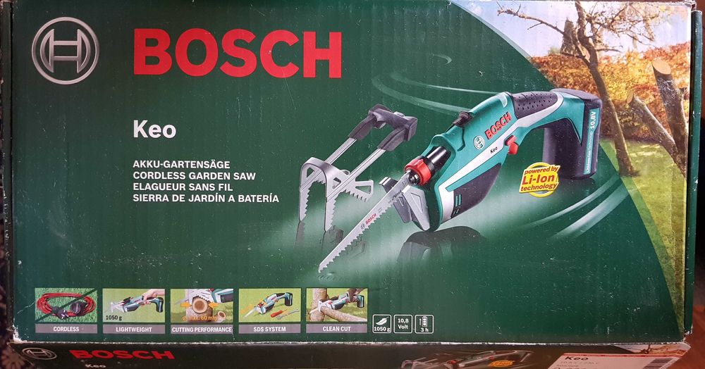 Акумулаторен градински трион Bosch KEO, 10.8 V Li-Ion, 15 см гр. София ...