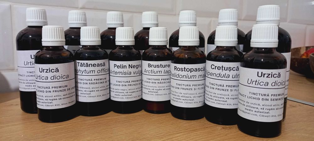 Tincturi medicinale fabricate in conformitate cu Materia Medica 50 ml ...