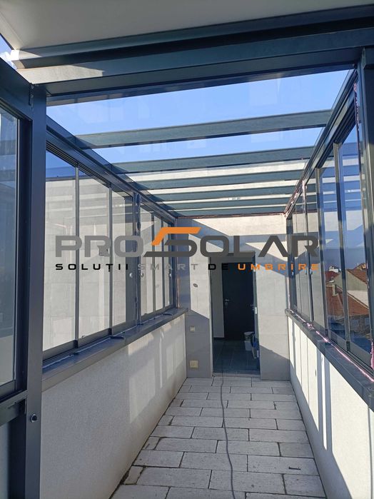 Pergola terasa/ inchideri sticla securizata/ghilotina/armonica MARISEL ...
