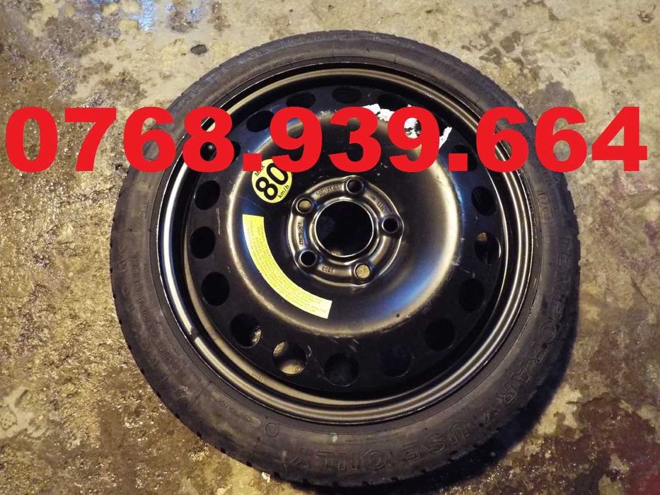 Vand roata de rezerva ingusta pt opel pe 16" astra,vectra,meriva,zafir ...