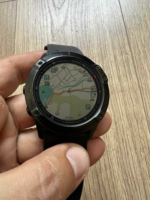 Ceas Smartwatch Garmin Fenix 6X Pro Solar, GPS 51 mm Gorrila Glass Cluj ...