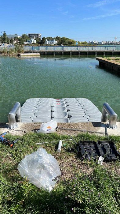 Ponton modular HDPE diferite dimensiuni Draganesti-Olt • OLX.ro